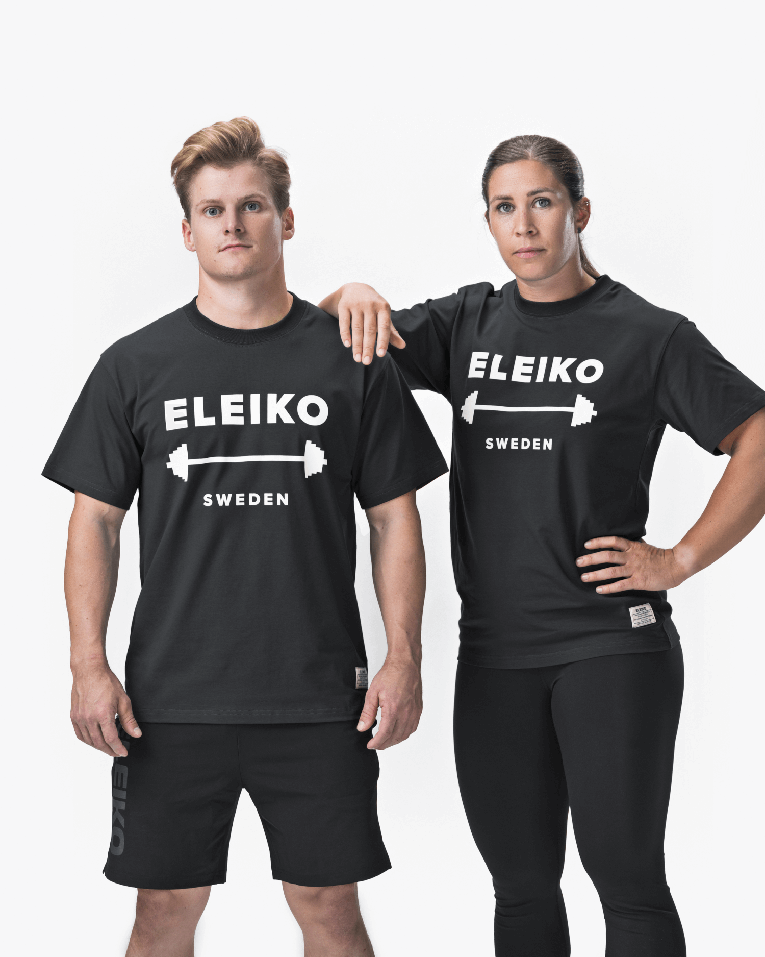 1957 T-shirt, Unisex, Black, XL | Eleiko