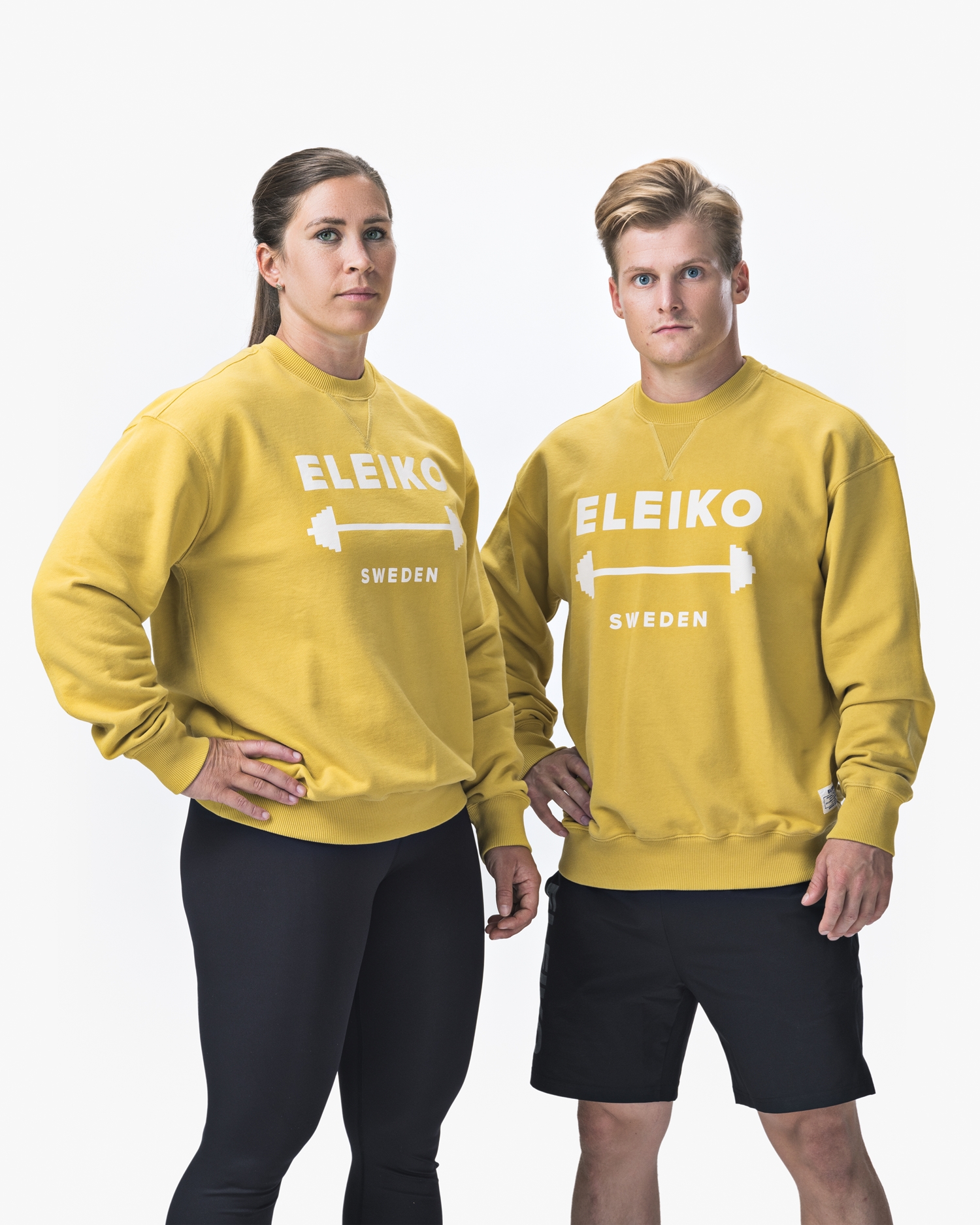 1957 Sweatshirt, Unisex, Yellow, S | Eleiko