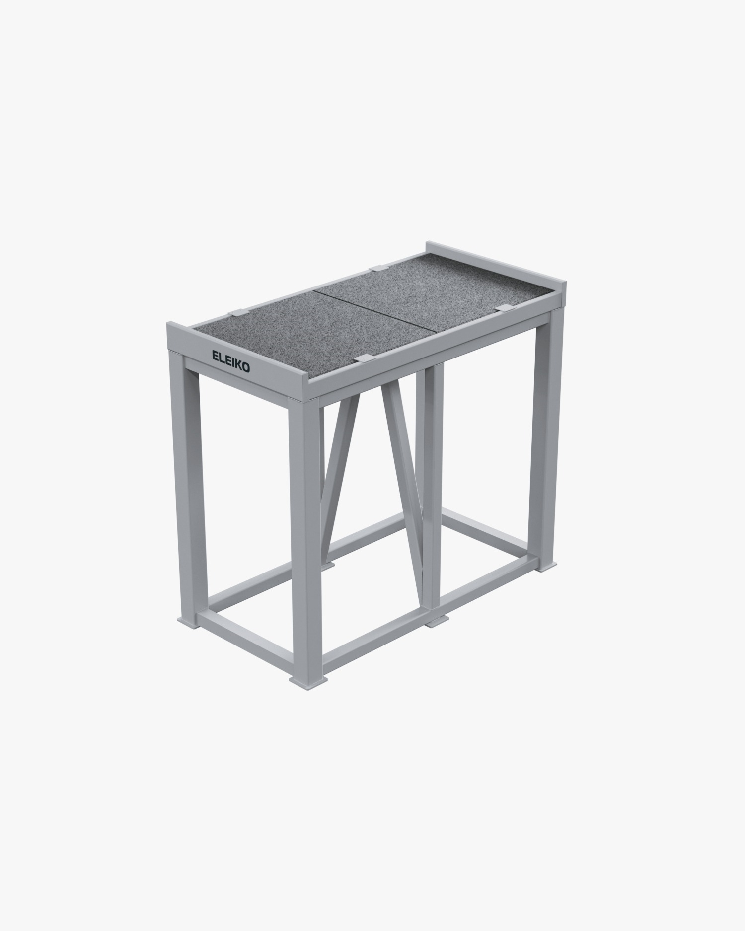 Jerk Box, 90cm, pair - Silver | Eleiko