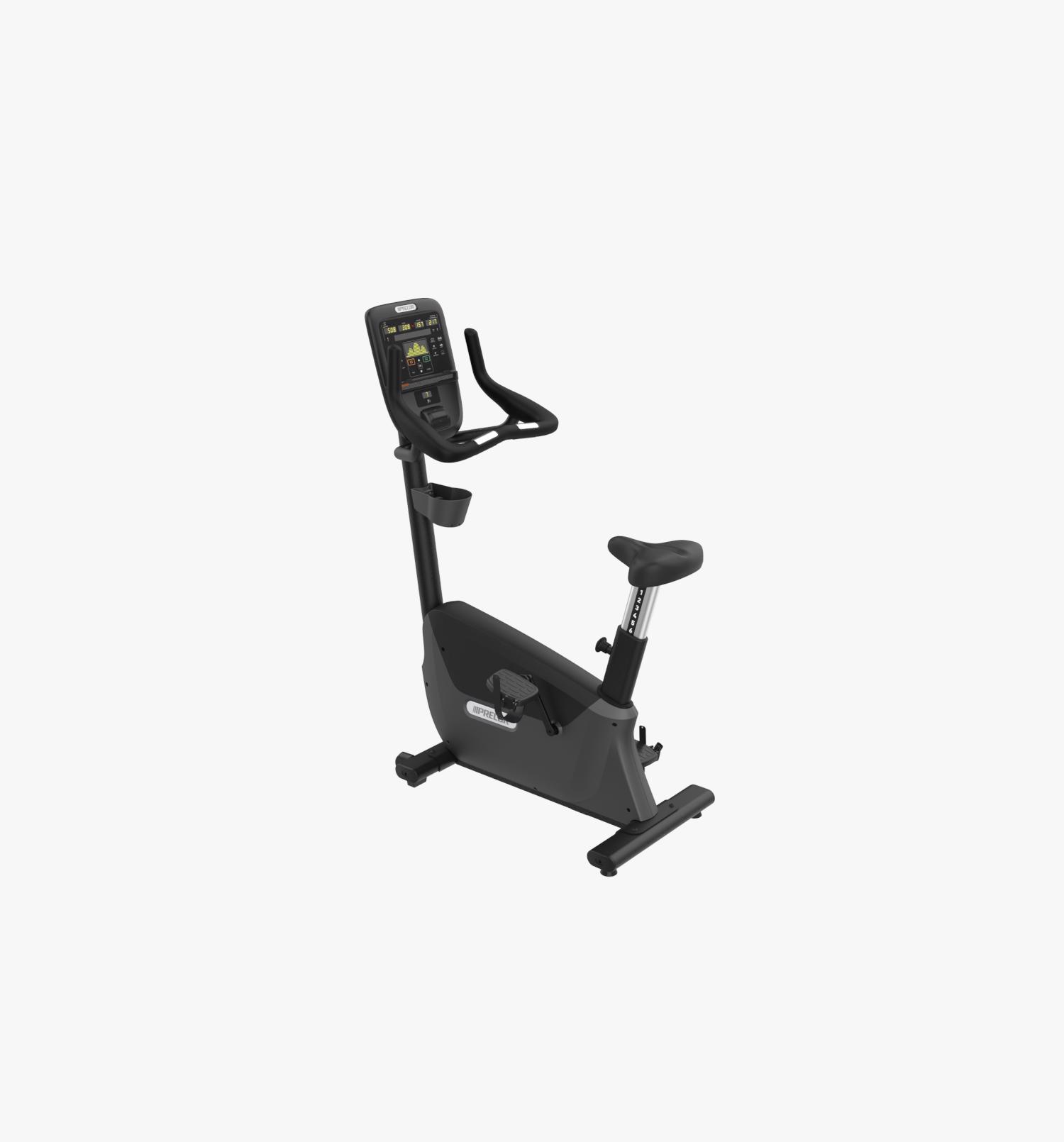 Precor UBK 635 Upright Cycle - P31 Console - Black Pearl Assembled | Eleiko