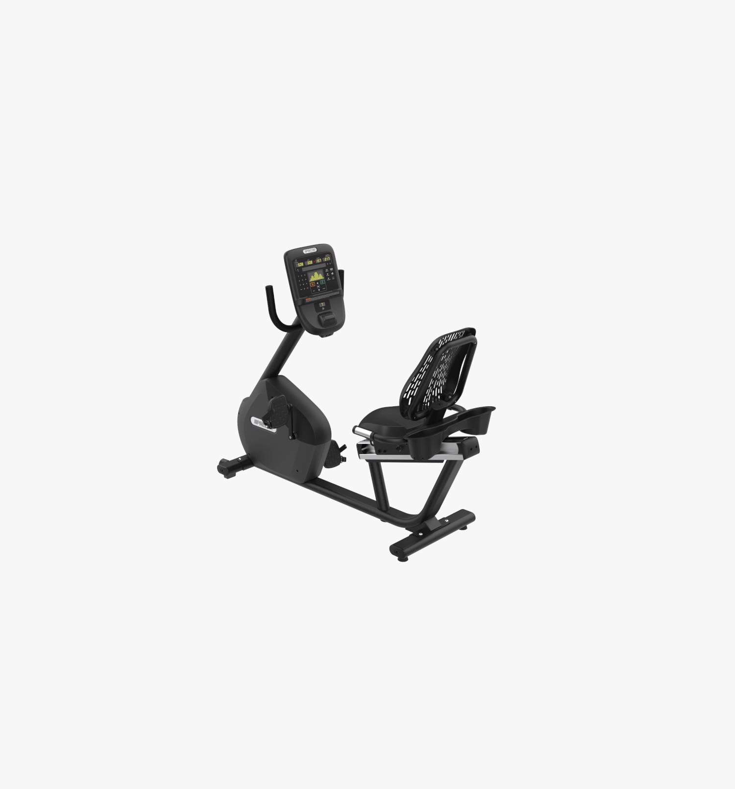 Precor RBK 635 Recumbent Cycle - P31 Console - Black Pearl | Eleiko