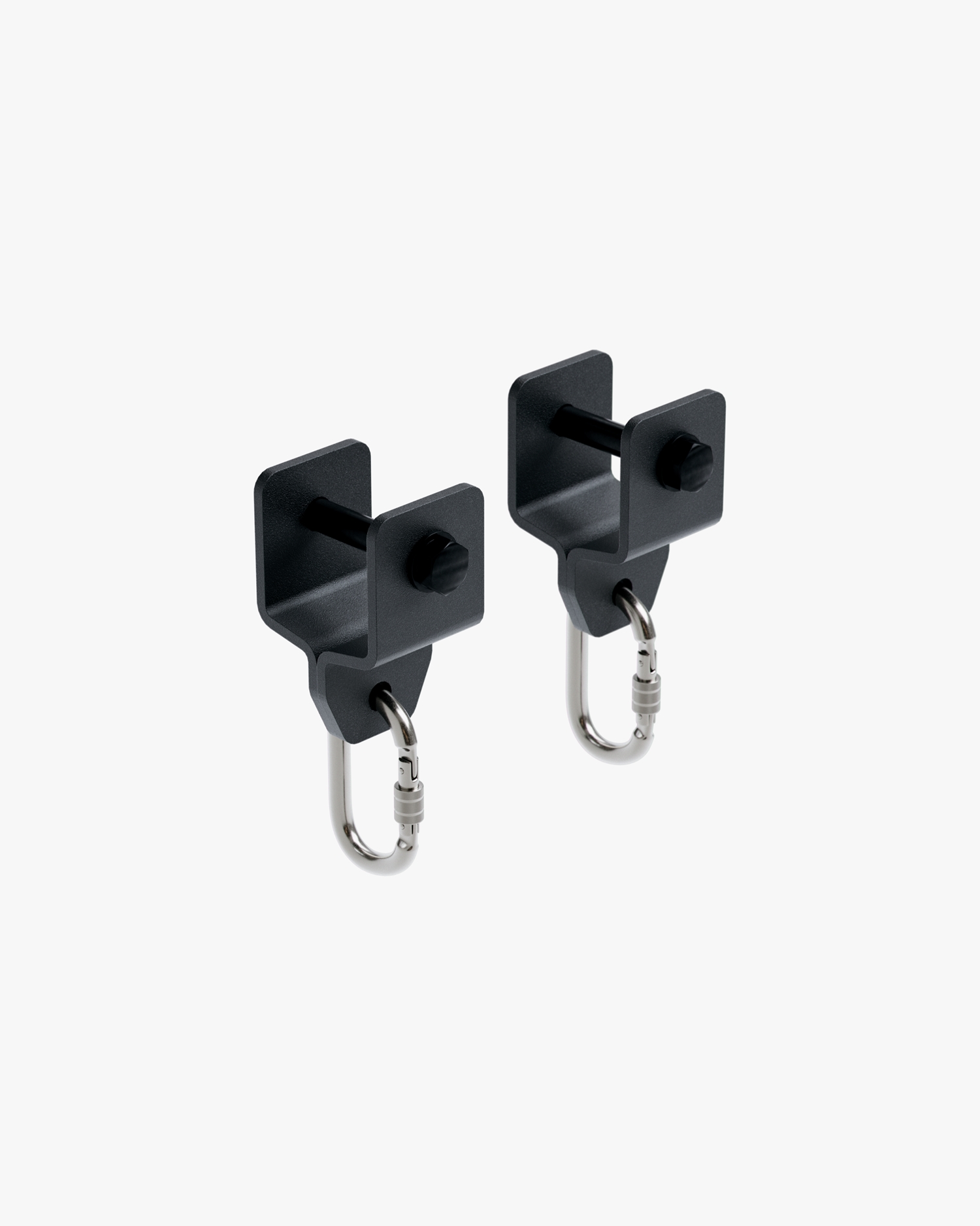 Prestera Ring and Rope Brackets, Pair - Black | Eleiko