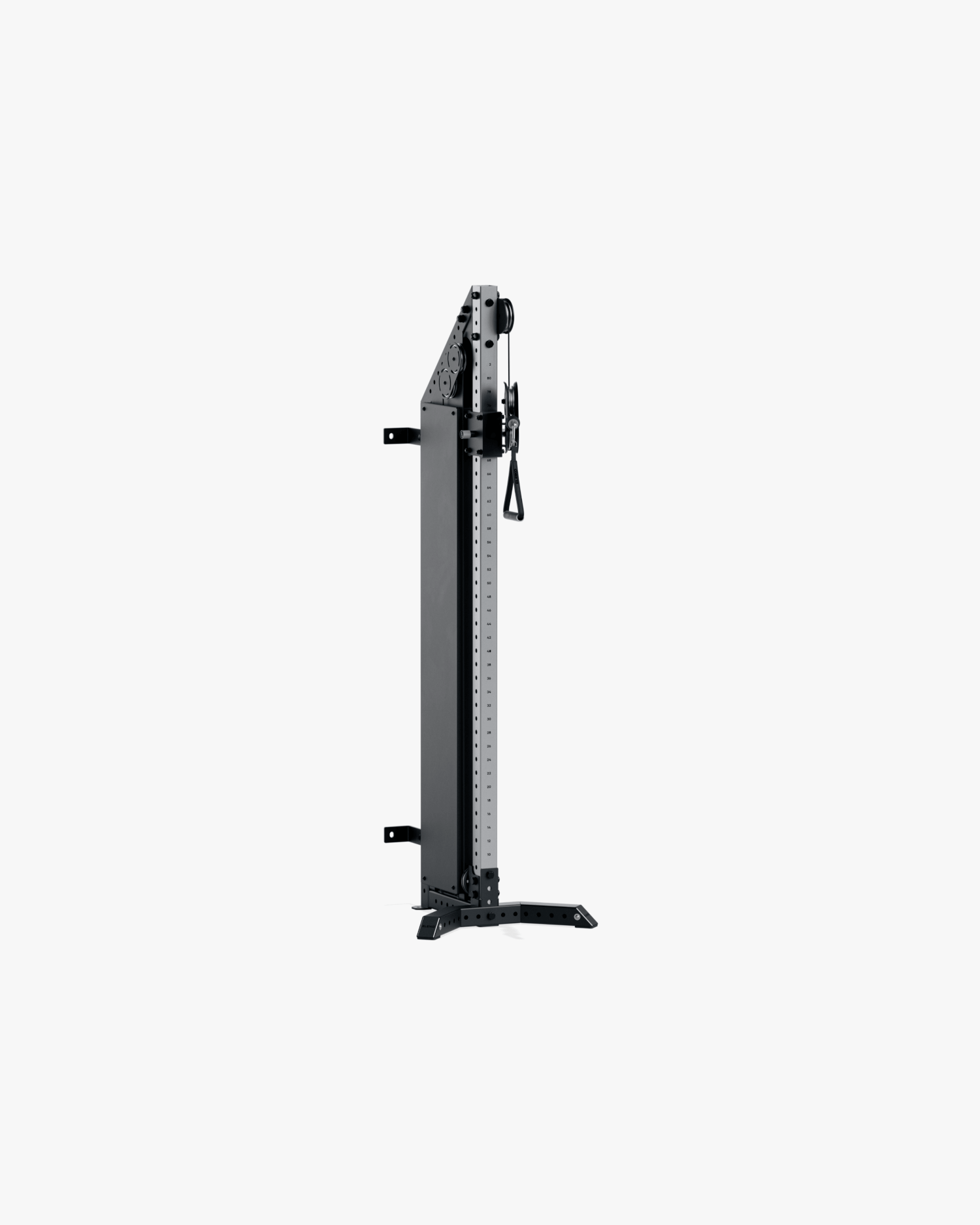Single Adjustable Pulley, Wall Mounted - 90 kg - Black | Eleiko