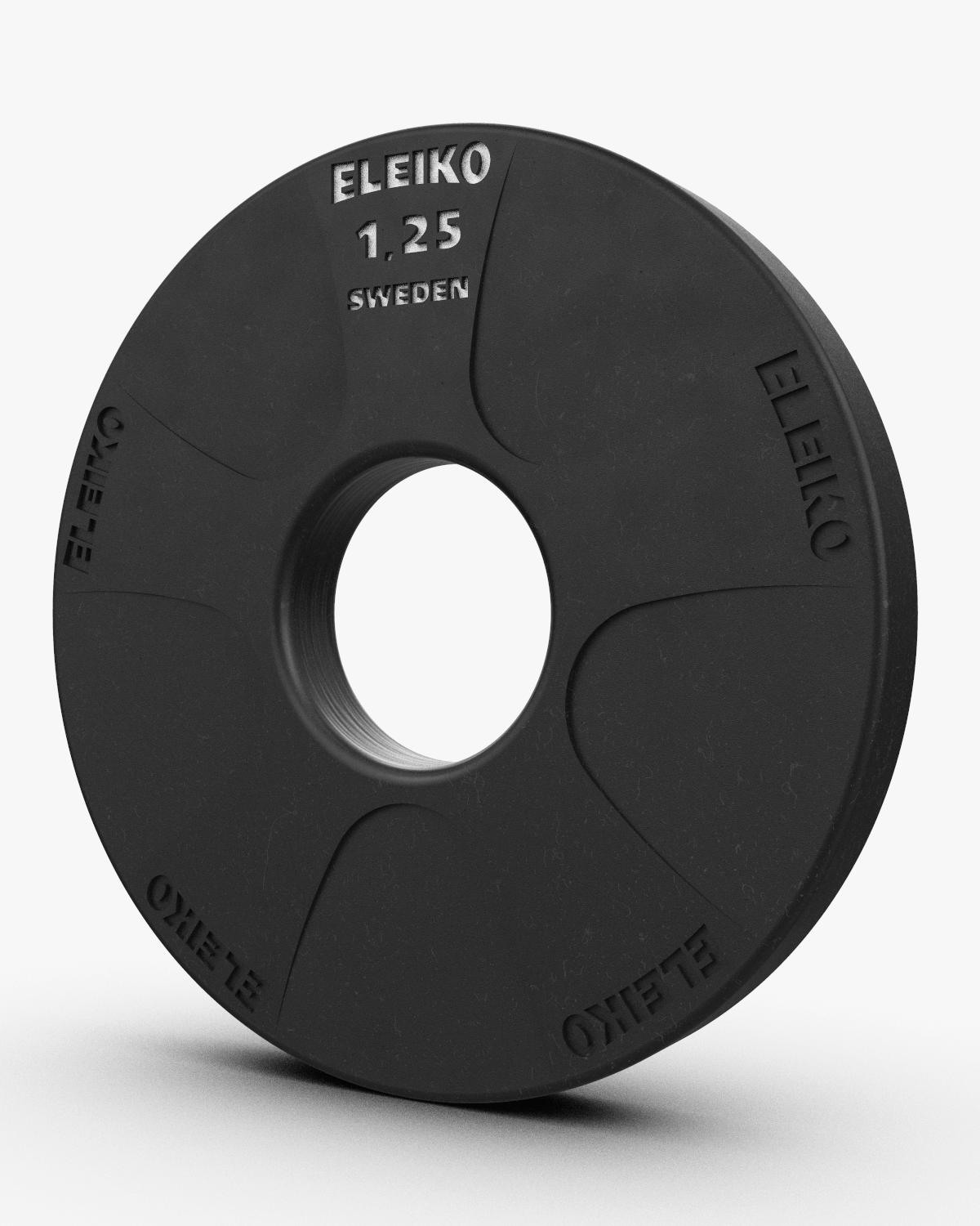 Vulcano Weight Plate - 1.25 kg, black | Eleiko