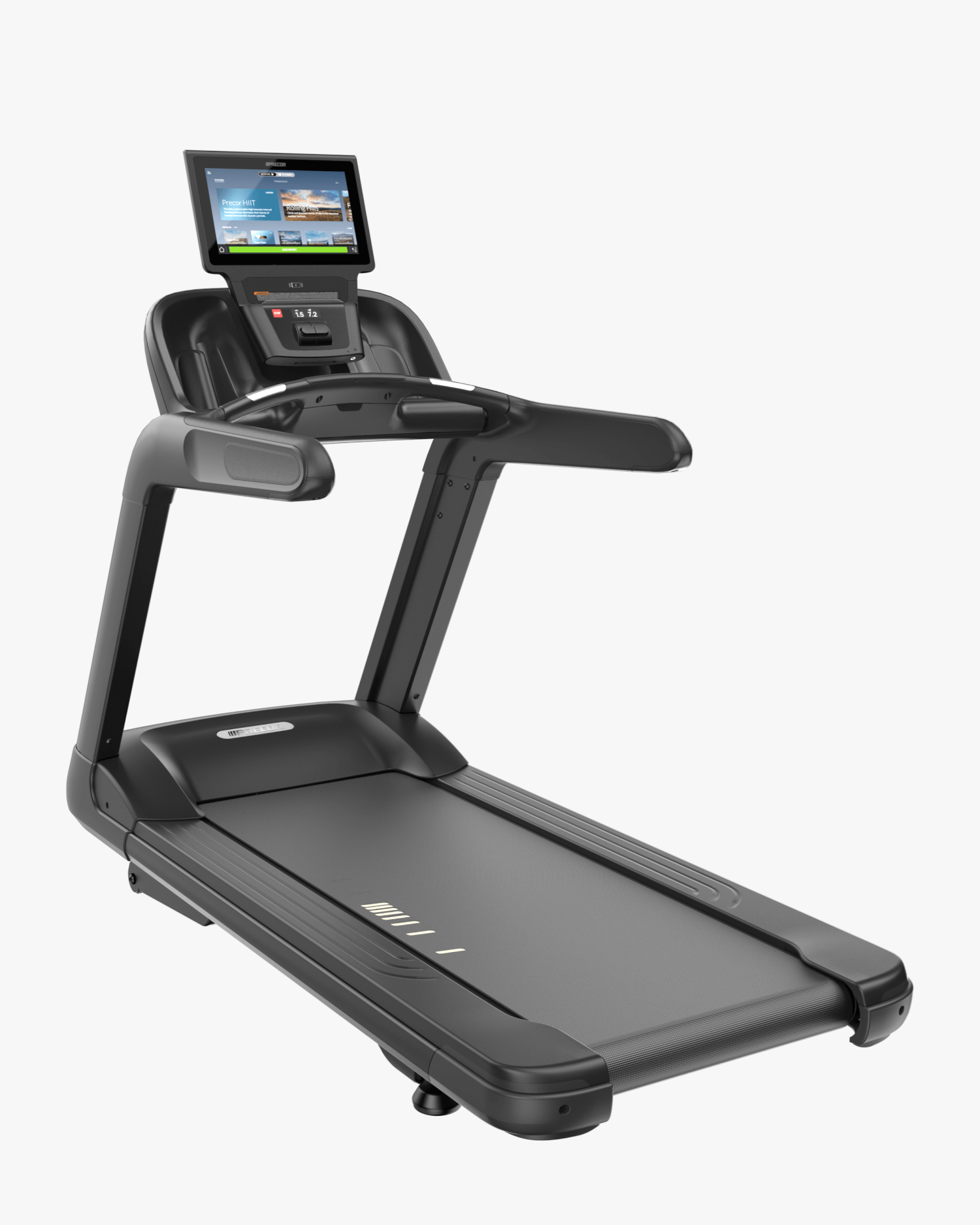 Precor TRM 885 Treadmill - P84 Console - Black Pearl | Eleiko